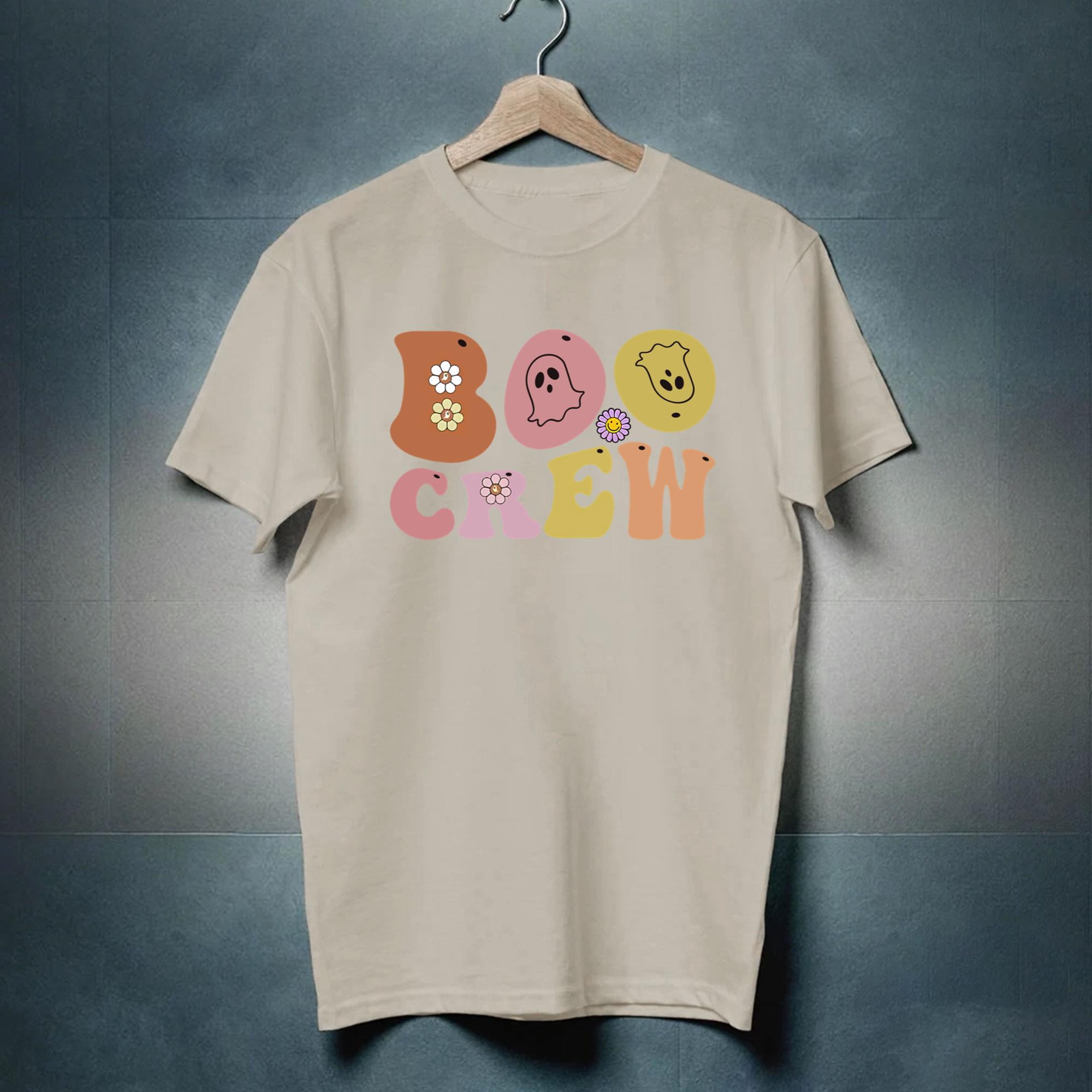 Boo Crew Funny Halloween Teachers Students Shirt-TH31790 - Walmart.com