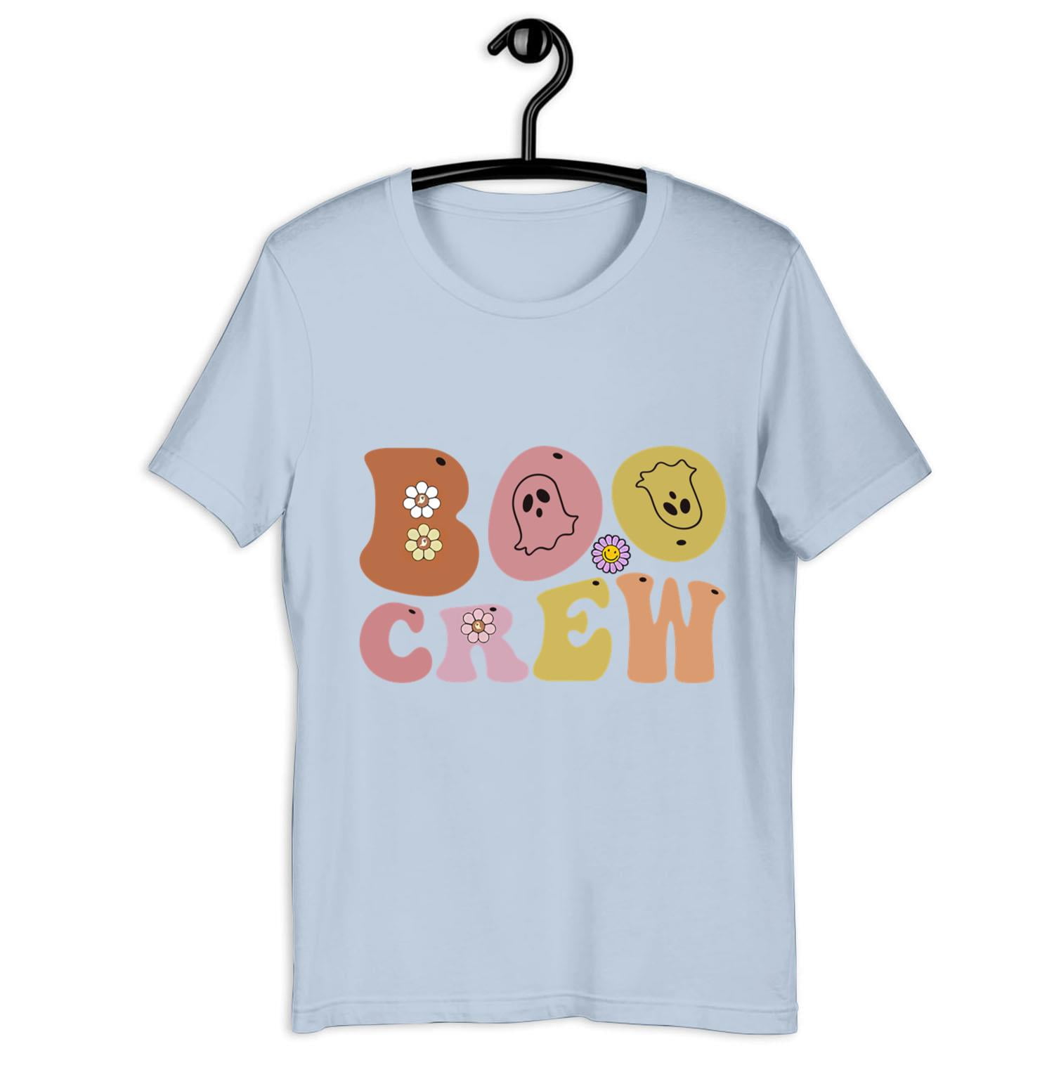 Boo Crew Funny Halloween Teachers Students Shirt - Walmart.com
