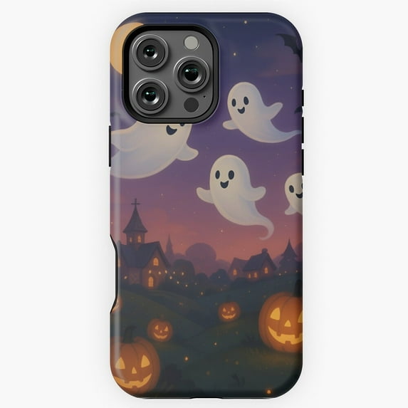 Boo Crew Hauntingly Cute Ghosts Phone Case for iPhone 16 15 14 13 12 11 ...