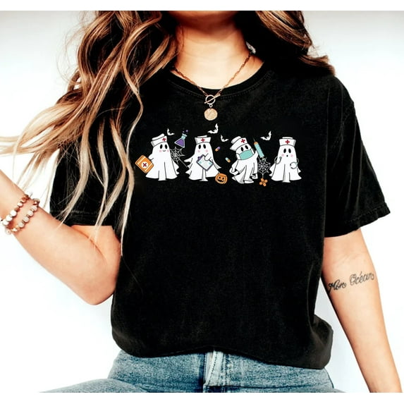 Boo Crew Shirt, Boo Shirt, Nurse Halloween Shirt, Cute Halloween Shirts ...