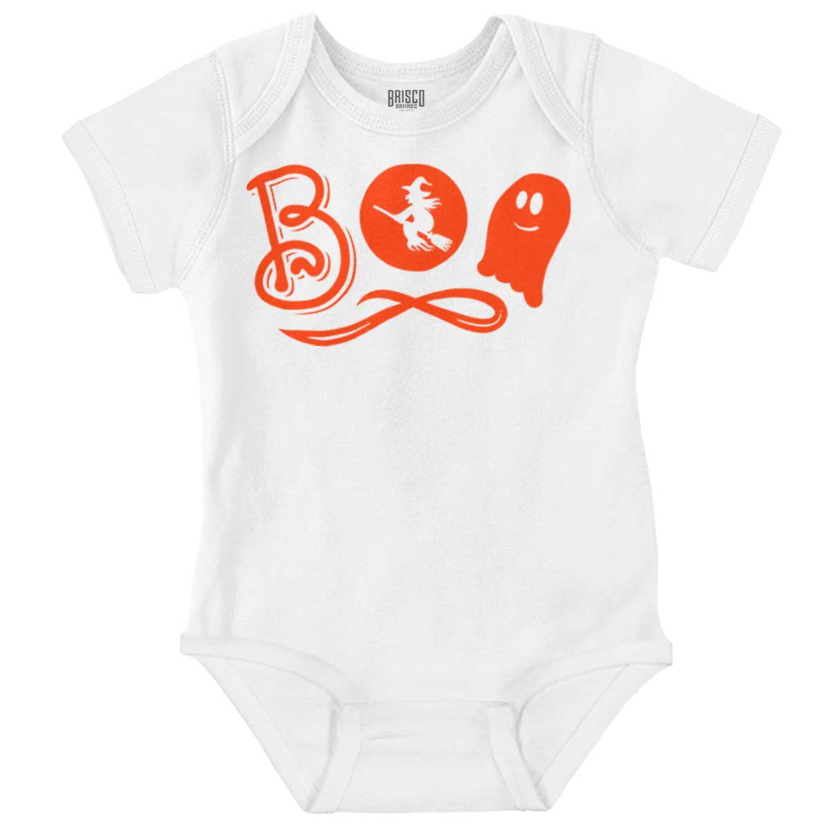 Boo Cute Witch Ghost Halloween Bodysuit Jumper Girls Infant Baby Brisco ...