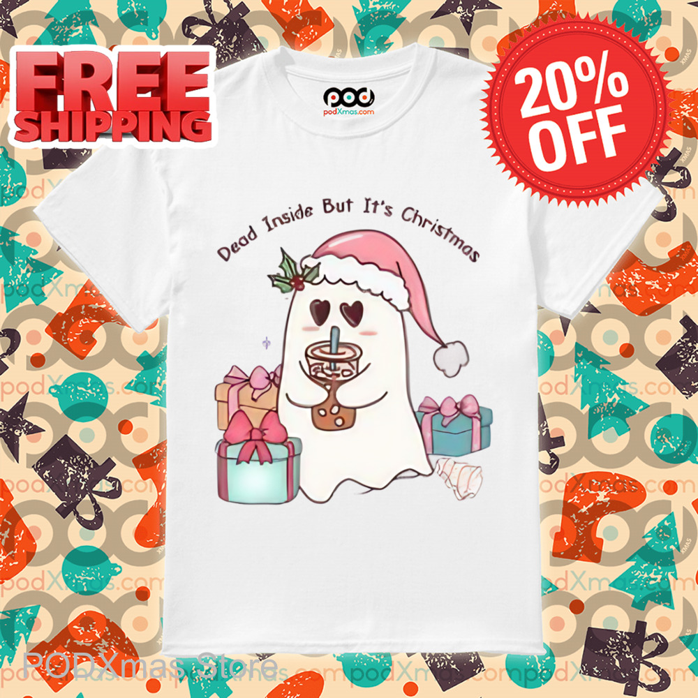 Boo Dead Inside But It’s Christmas 2024 Shirt - Walmart.com