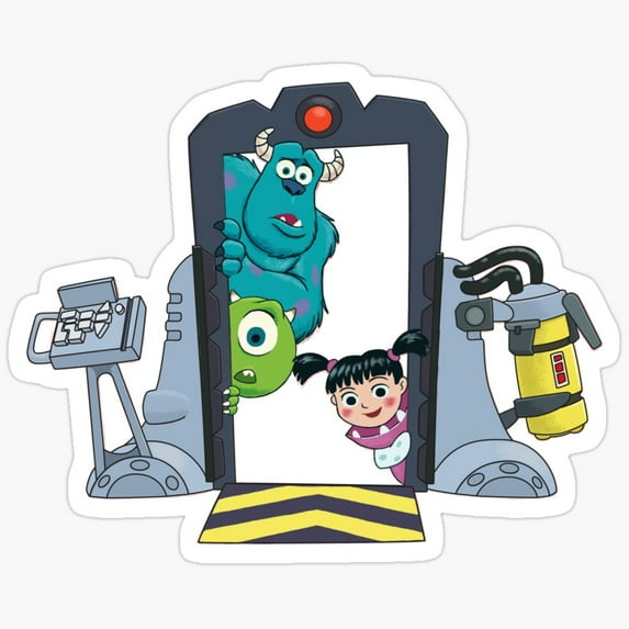 Boo Door Sticker Phone Decal Water Bottle Stickers Car Decals, Laptop ...