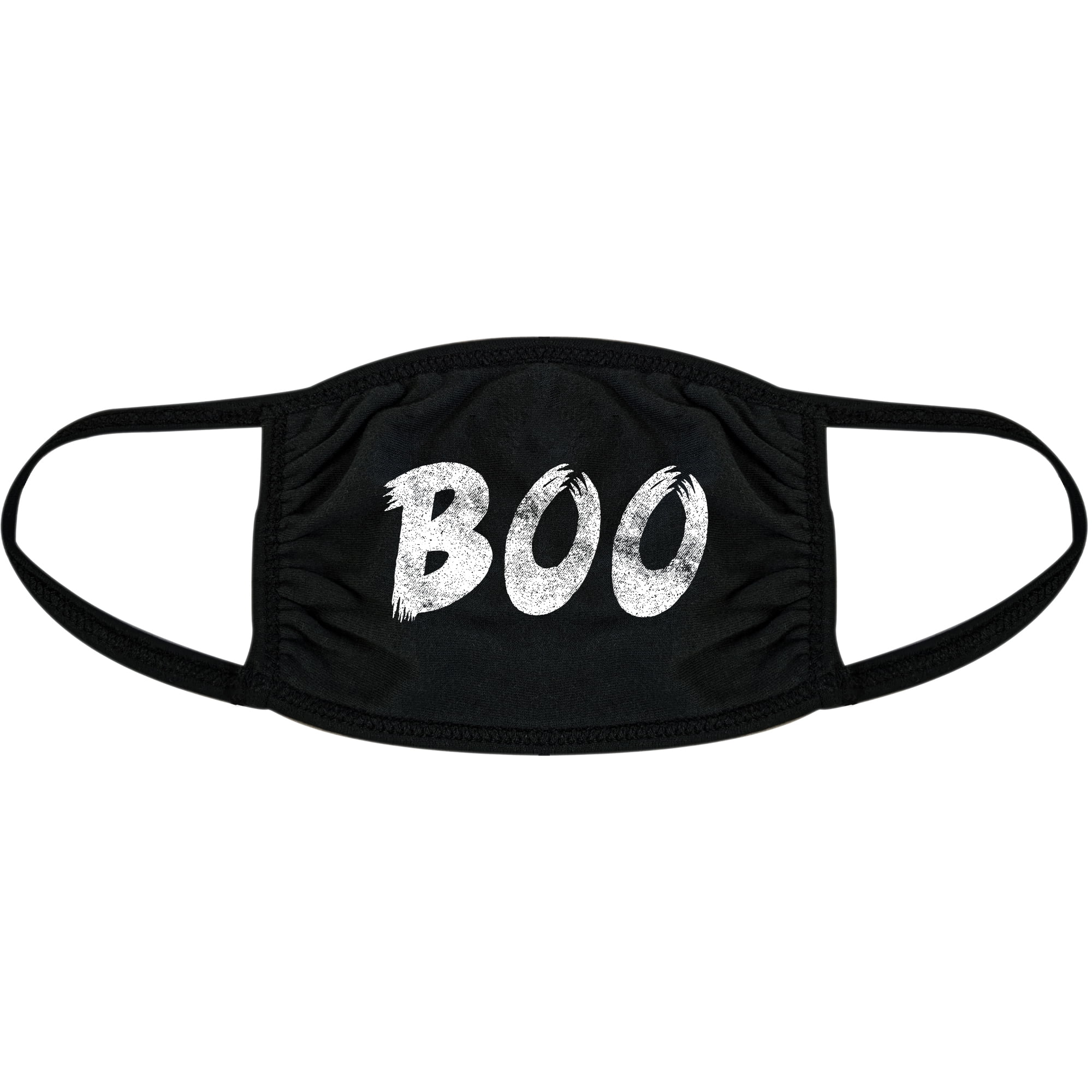 Boo Face Mask Funny Halloween Ghost Graphic Nose And Mouth Covering ...