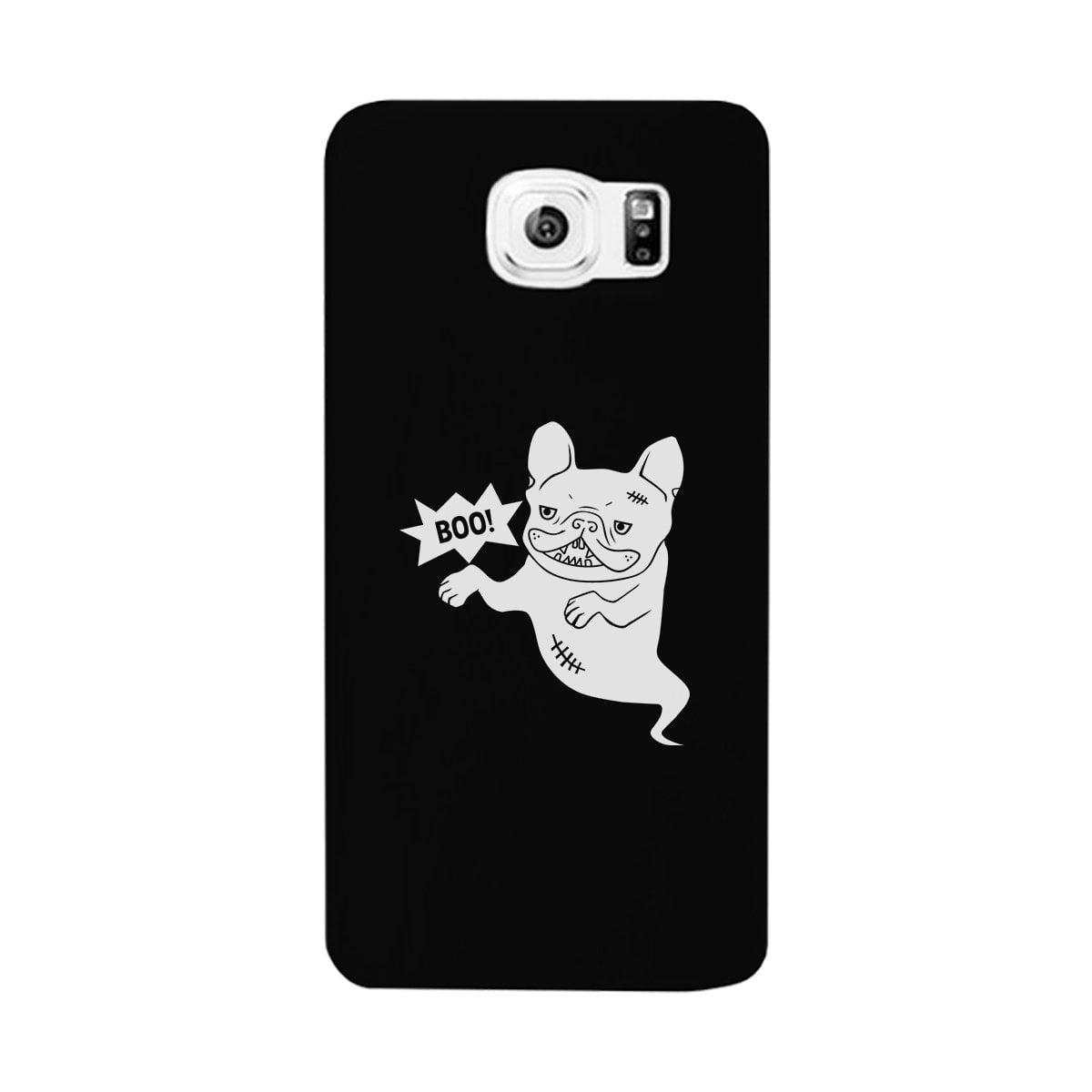 Boo French Bulldog Ghost Black Phone Case - Walmart.com