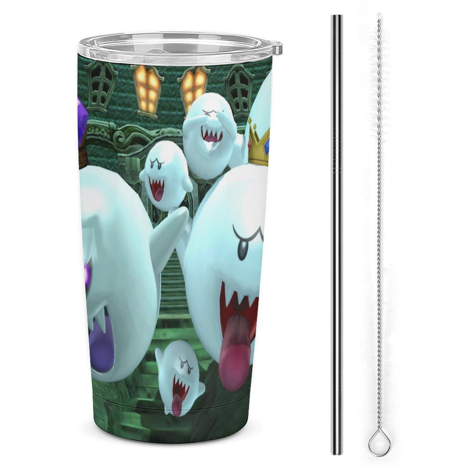 Boo Game Luigi's Mansion Stainless Steel Car Cup Daily Thermal Vacuum ...