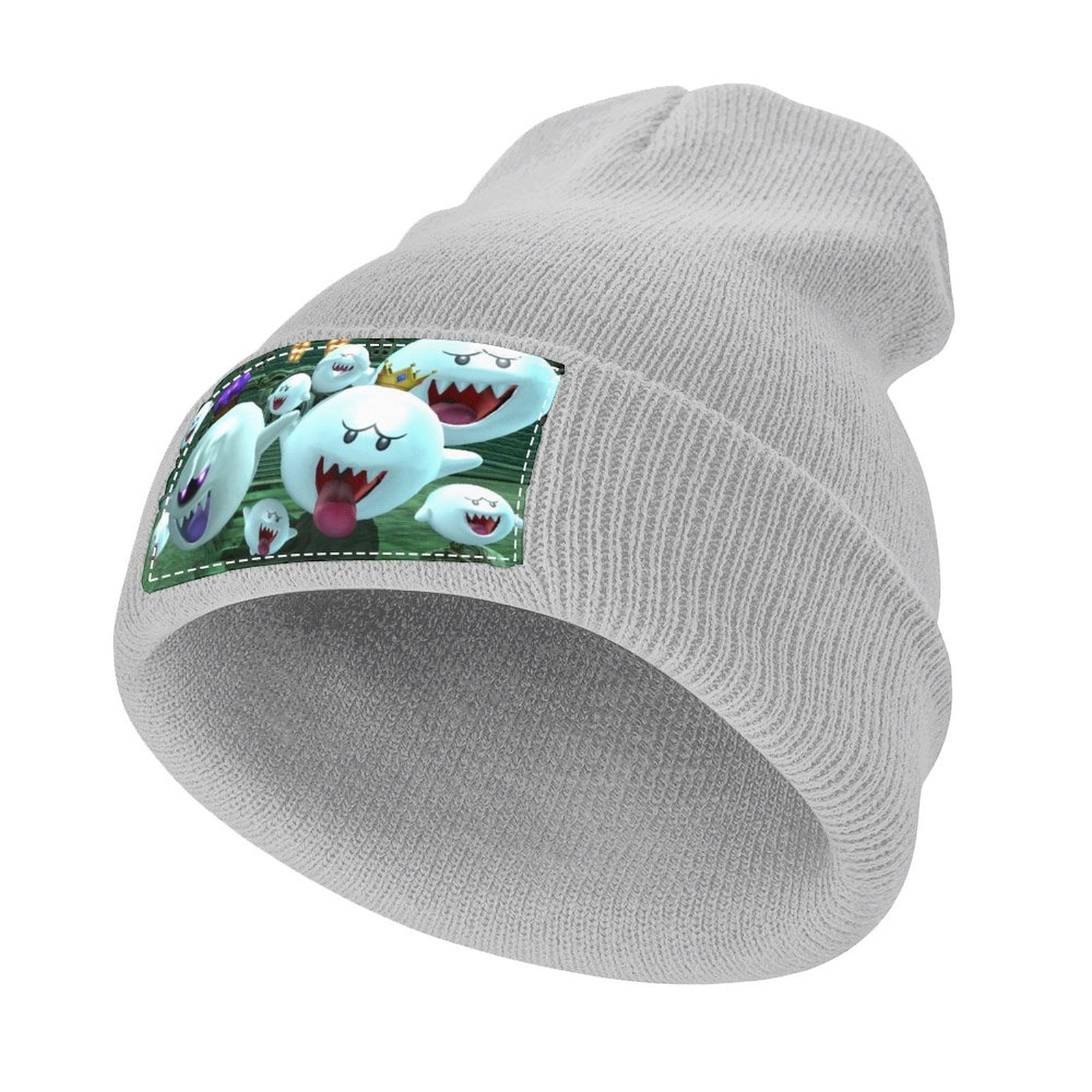Boo Game Luigi's Mansion Stretchable Knitted Beanie Hat Daily Winter ...
