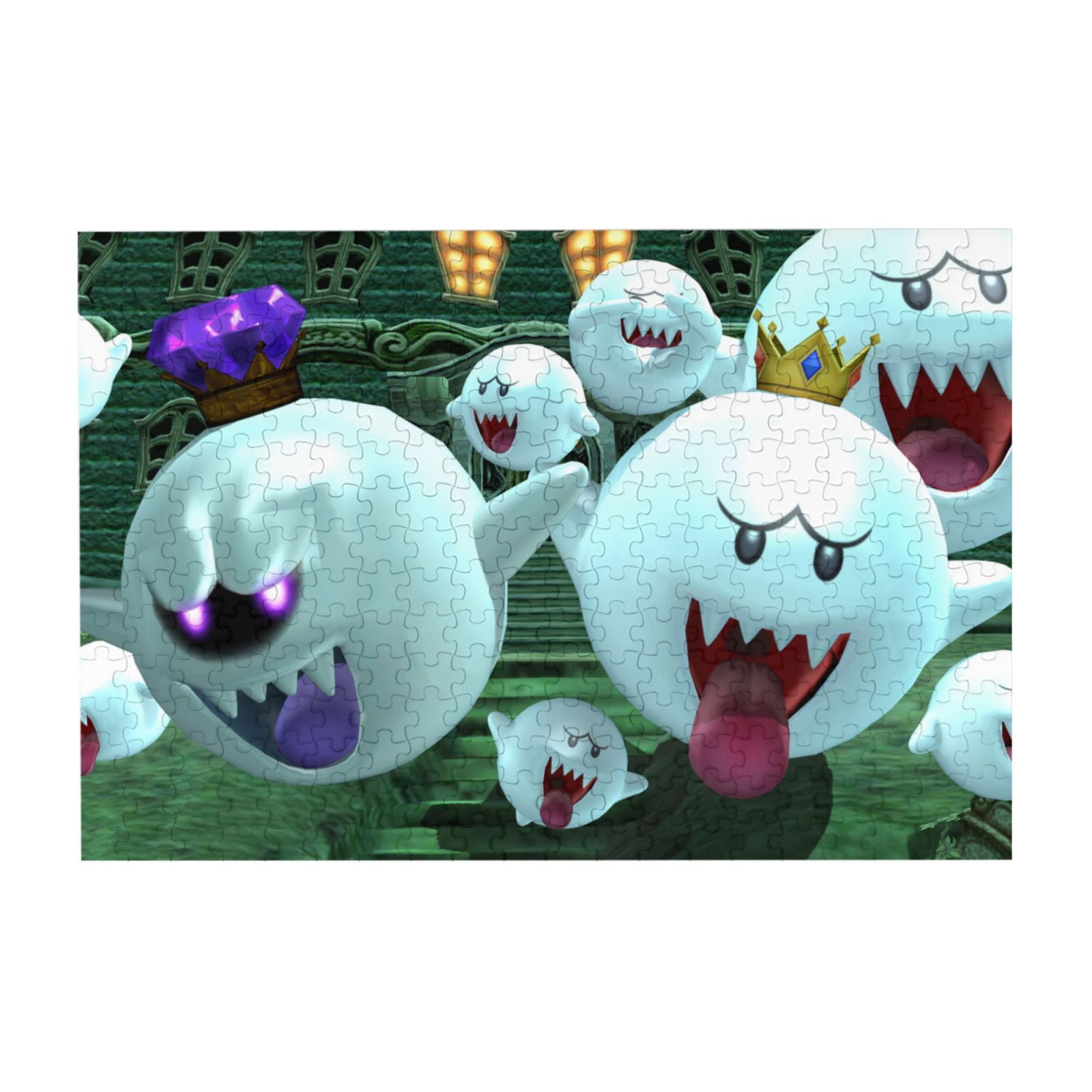 Boo Game Luigi's Mansion Wooden Jigsaw Puzzles Accessories Intellectual ...