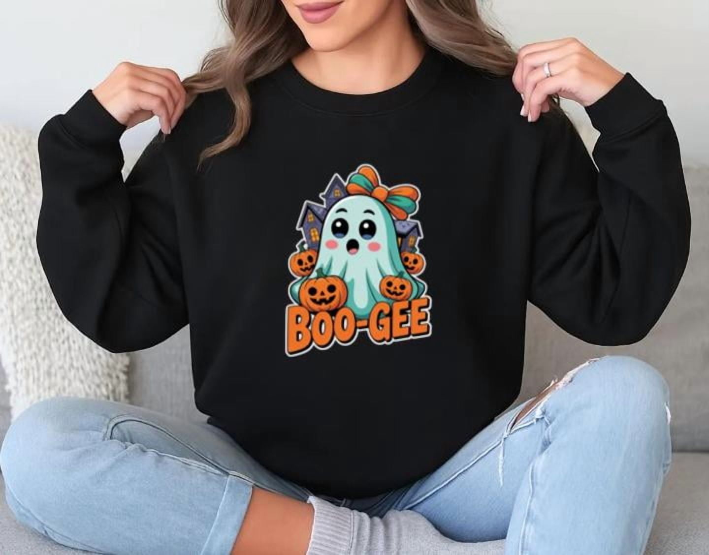 Boo Gee Cute Halloween Ghost Funny Boujee Creepy Season Costume Themed ...