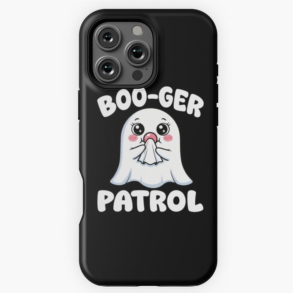Boo Ger Patrol Ghost Halloween Phone Case for iPhone 16 15 14 13 12 11 ...