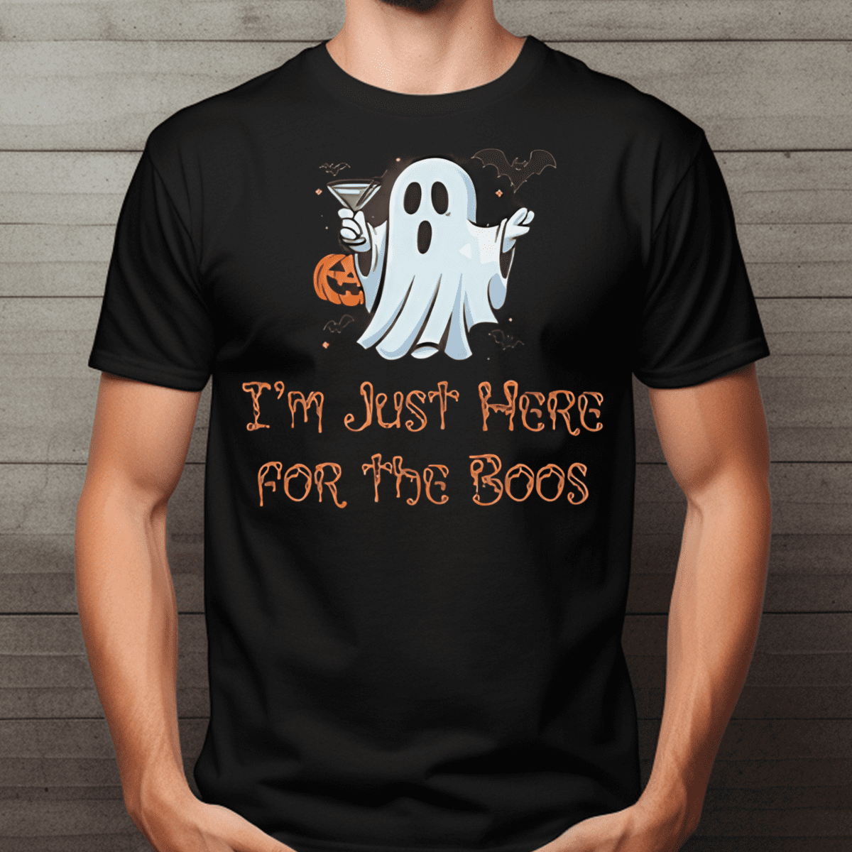 Boo Ghost I’m Just Here For The Boos Halloween 2024 Shirt Unisex Short ...