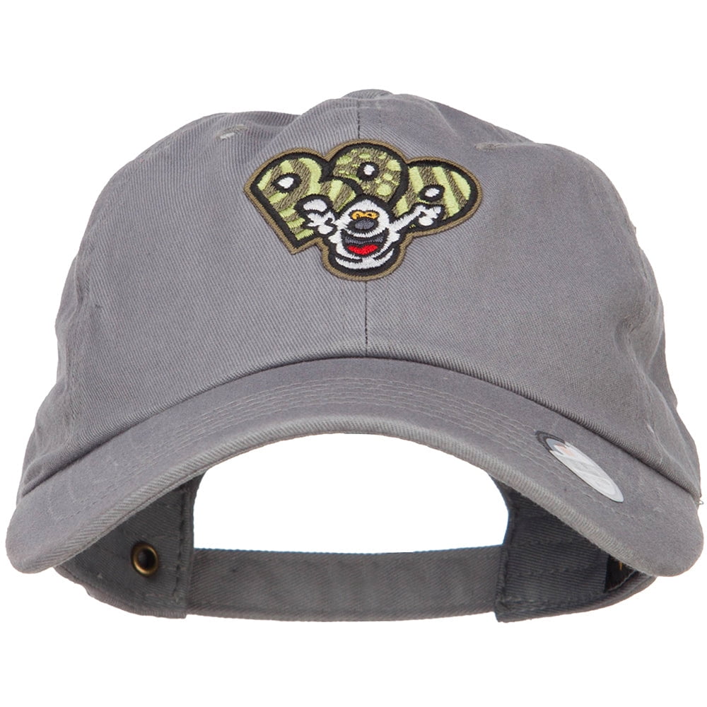 Boo Ghost Patched Unstructured Cap - Grey OSFM - Walmart.com