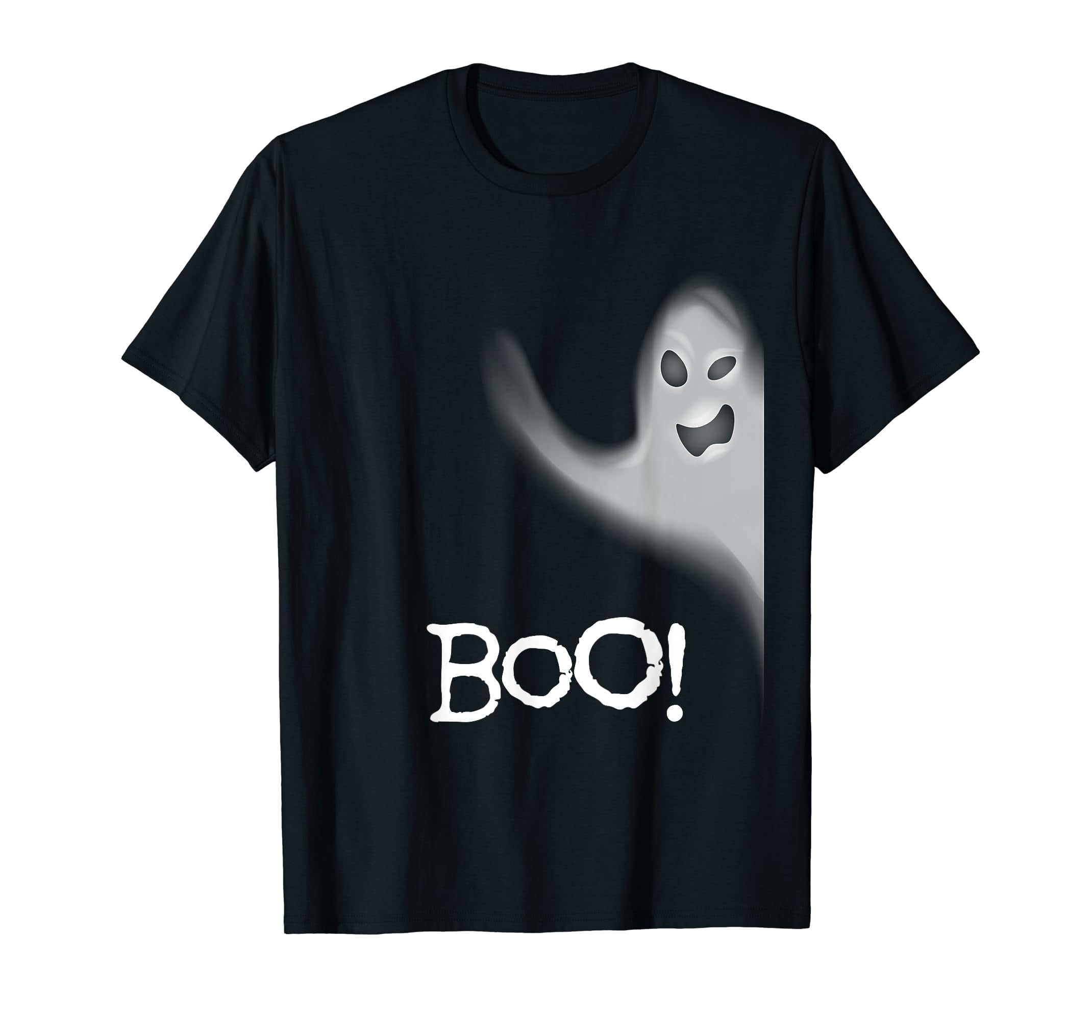 Boo Ghost Shirt Funny Hiding Peekaboo Scary Halloween Ghost T-Shirt ...