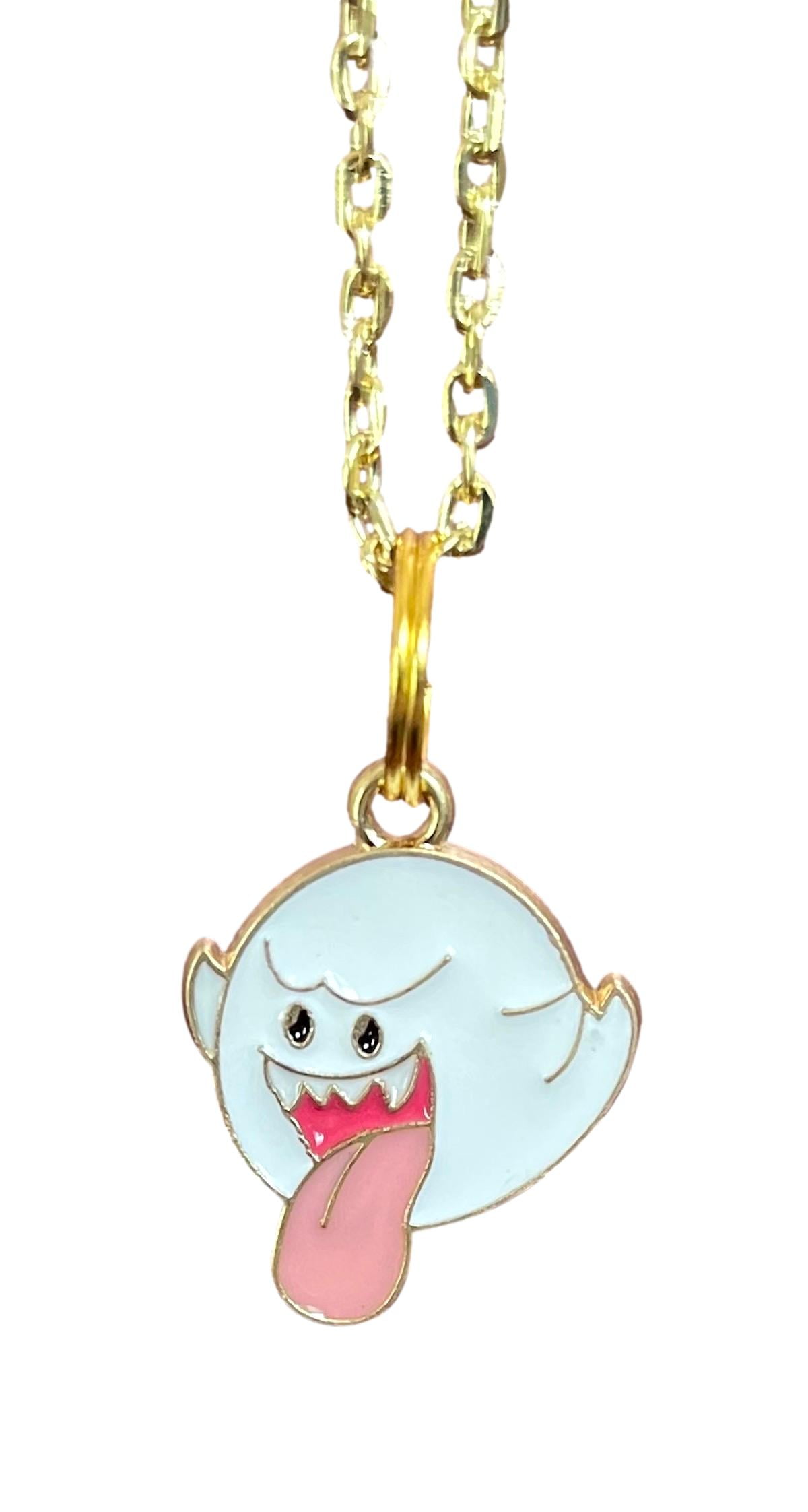 Boo Ghost Super Mario Cartoon Necklace - Walmart.com