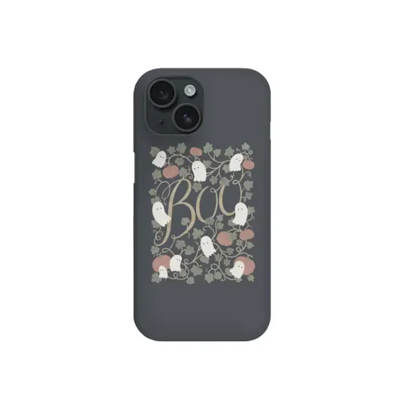 Boo Ghosts in the Pumpkin Patch Cute Phone Case for iPhone 16 15 14 13 ...