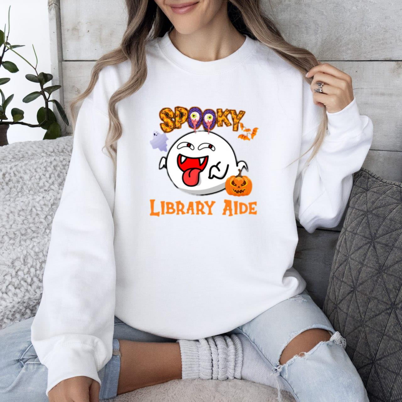 Boo Halloween Costume Creepy Library Aide Librarian School Themed ...