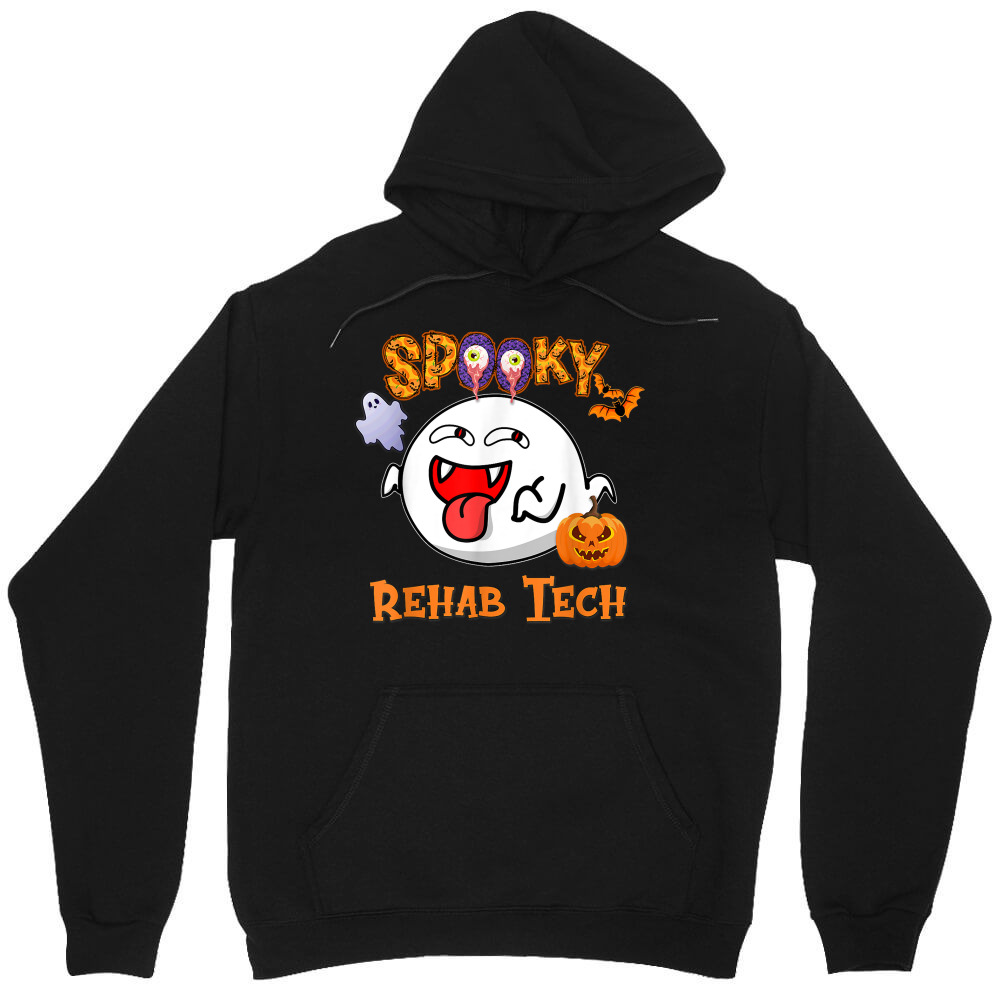 Boo Halloween Costume Creepy Rehab Tech Graphic Medical Professional ...