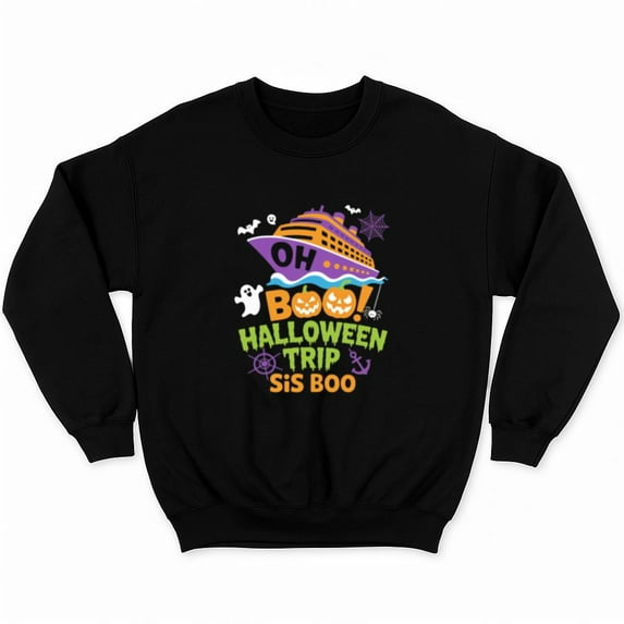 Boo Halloween Trip Matching Family Cruise Theme Themed Graphic Print ...