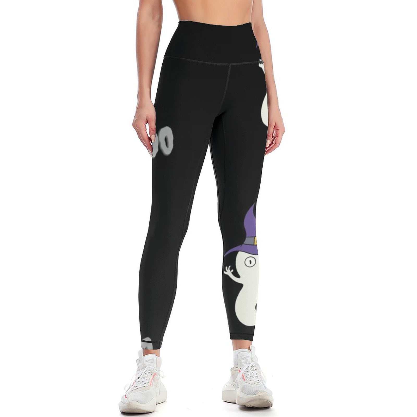 Boo - Halloween funny lame little ghost Leggings Tight fitting woman ...