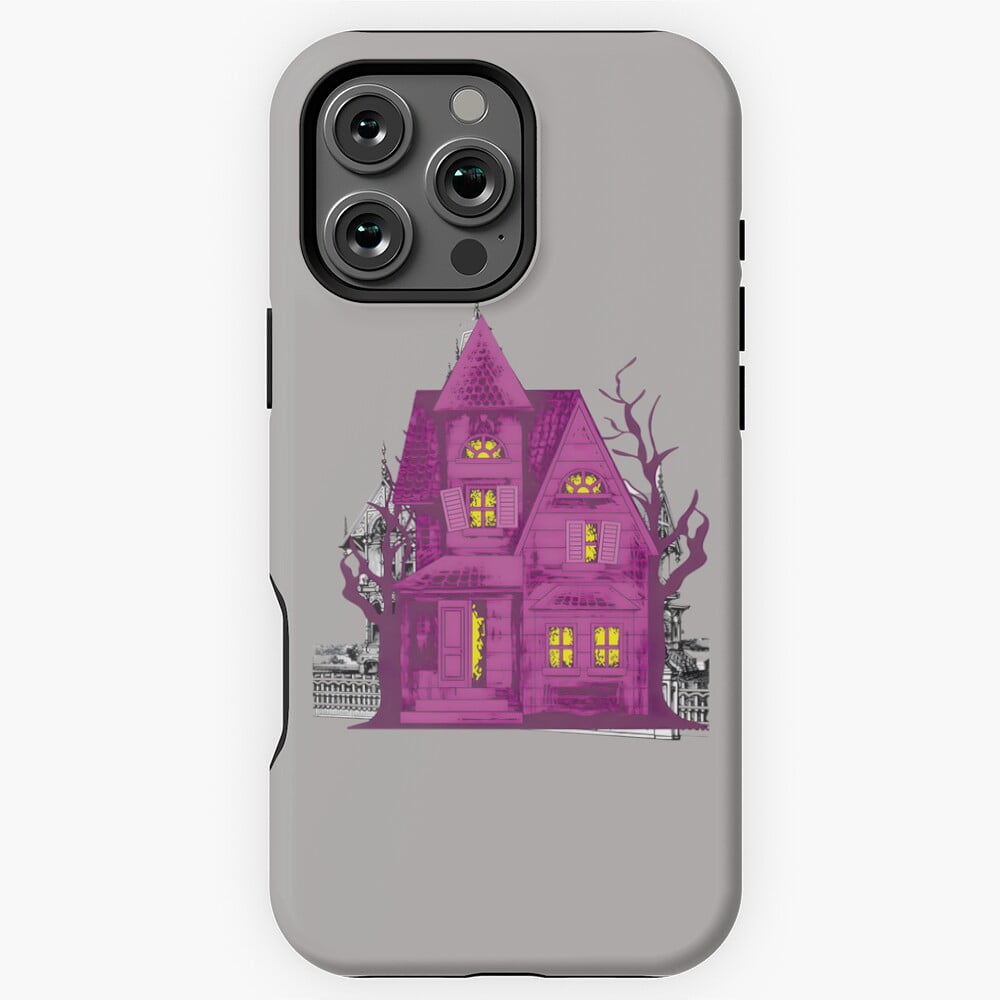 Boo Haunted Mansion Spooky Halloween Night Glow Phone Case for iPhone ...