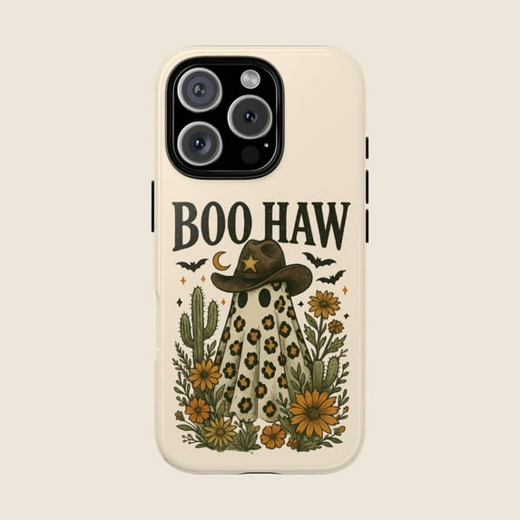 Boo Haw Leopard Ghost Phone Case Compatible with iPhone 11 to 16 Pro ...