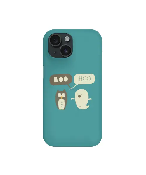 Boo Hoo Crying Ghost Sad Halloween Phone Case for iPhone 16 15 14 13 12 ...