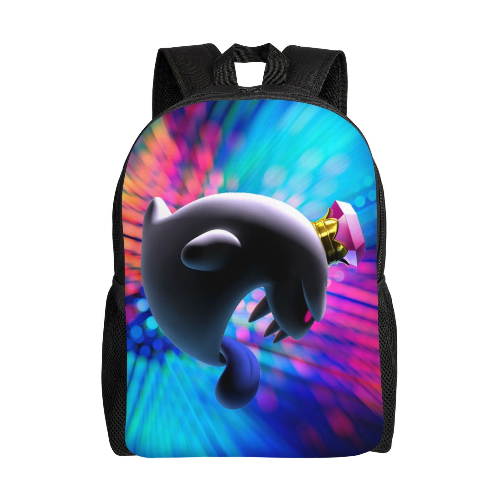 Boo Horror Luigi's Mansion Backpack Schoolbag Lightweight Durable Travel Shoulders Bag With ...