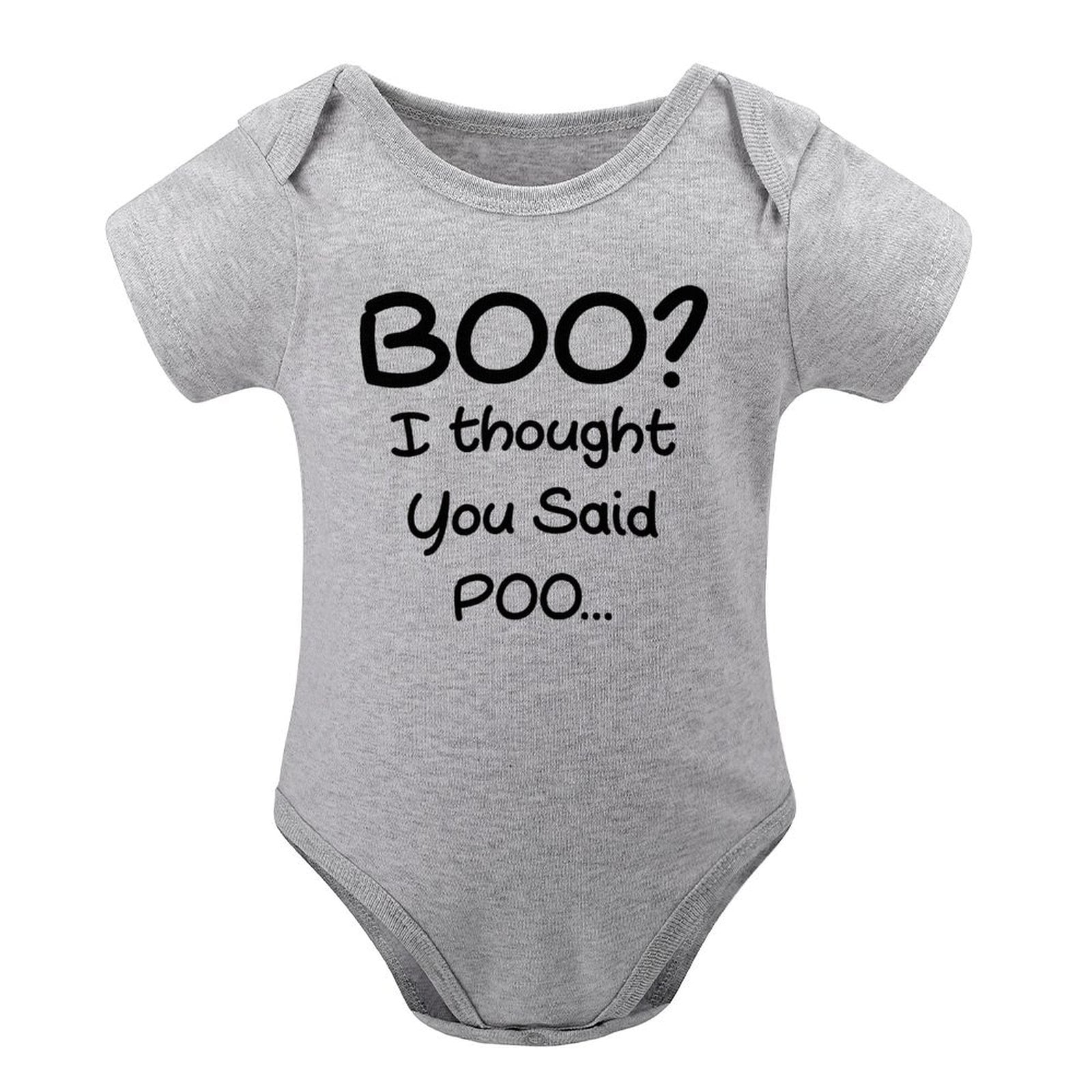 Boo I Thought You Said Poo - Baby Clothes - Funny Newborn Bodysuit ...