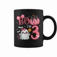 Boo Im 3 Years Old Ghost 3Rd Birthday Halloween Ghost Girls Coffee Mugs ...