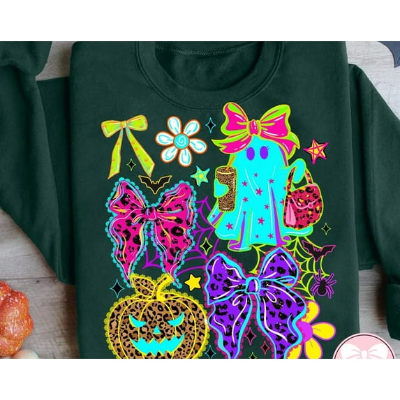 Boo In Boojee Lace Leopard Neon , Preppy Neon , Cute Ghost , Ghost ...