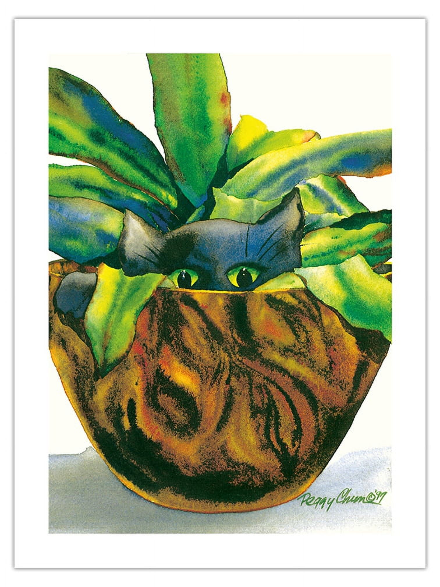 Boo In Bowl - Hawaiian Black Cat (ʻeleʻele Popoki) in Koa Wood Bowl ...