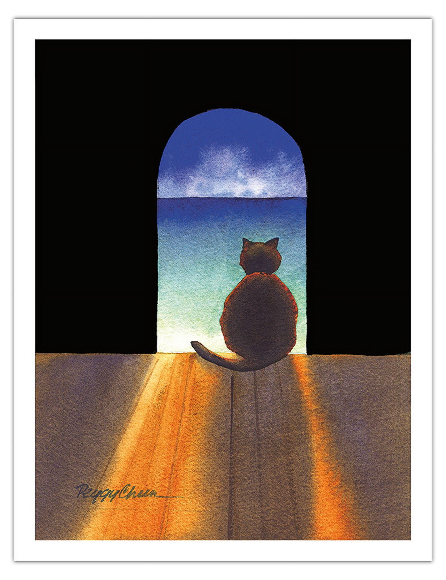 Boo In Contemplation - Hawaiian Black Cat (ʻeleʻele Popoki) Sea (Kai ...