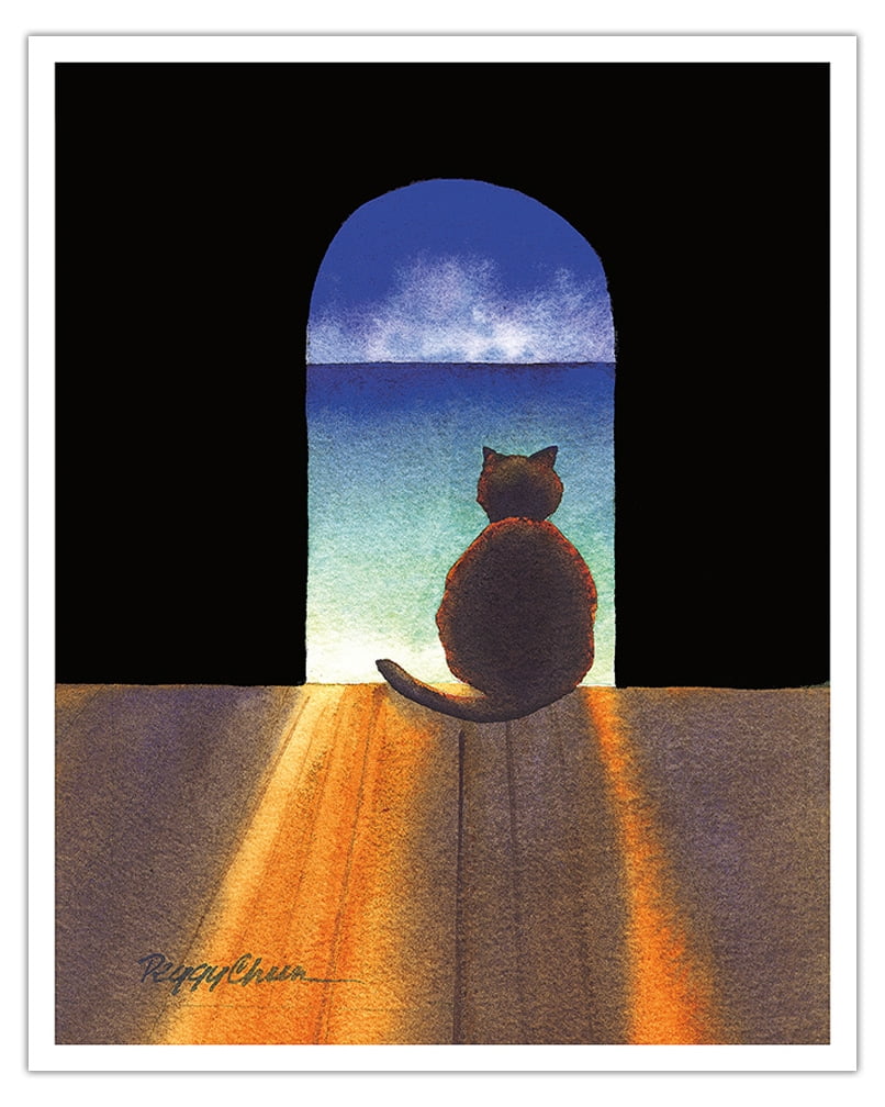 Boo In Contemplation - Hawaiian Black Cat (ʻeleʻele Popoki) Sea (Kai ...