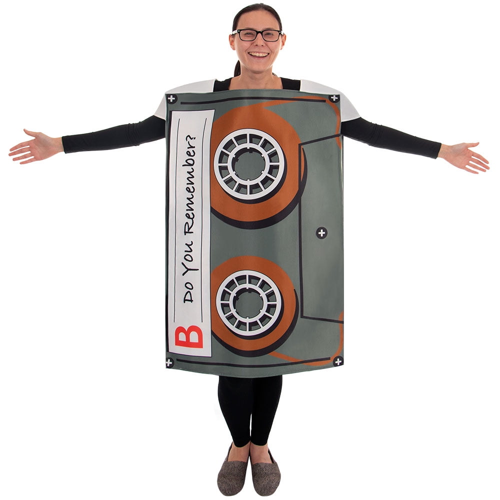 Boo! Inc. Cassette Mixtape Halloween Costume| Classic, Funny Adult, One ...
