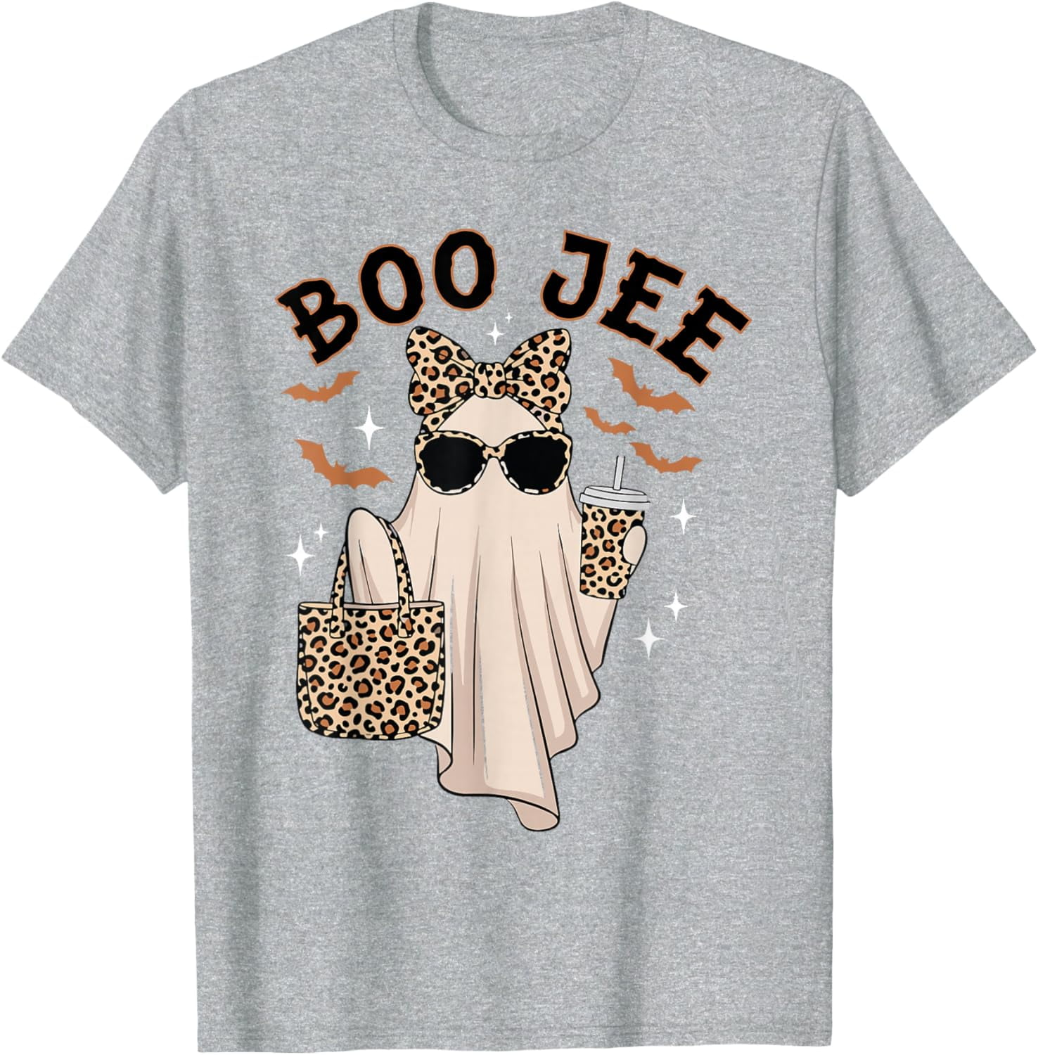 Boo JEE Boujee Pink Ghost Halloween October Vibes T-Shirt,Full Sizes S ...