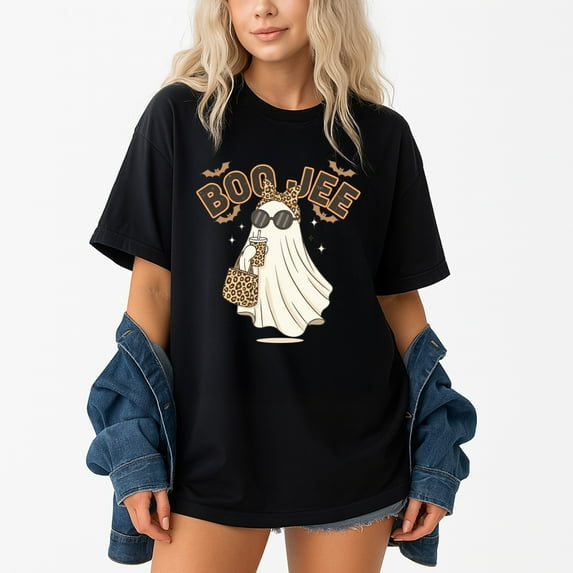 Boo JEE Boujee Pink Ghost Halloween October Vibes – T-Shirt, Hoodie ...