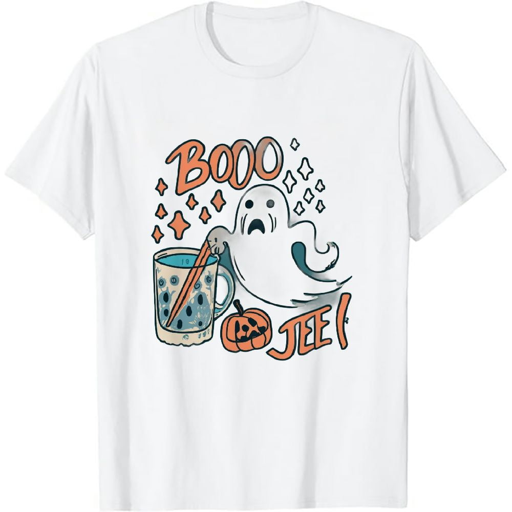 Boo Jee Funny Boujee Halloween Costume Cute Ghost Spooky T-Shirt 1263 ...