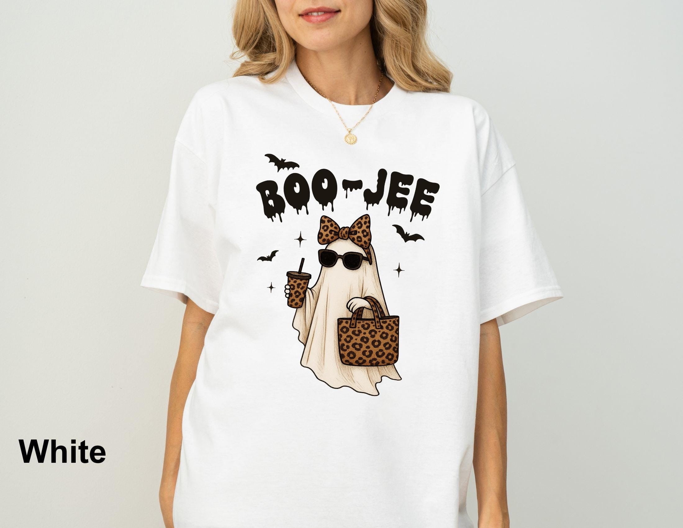 Boo-Jee Ghost Halloween Shirt, Funny Spooky Season Tee, Boo Ghost ...