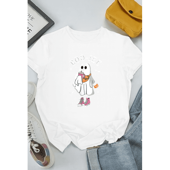 Boo-Jee Season Cute Ghost Halloween Costume Unisex T-Shirt, up to Size ...
