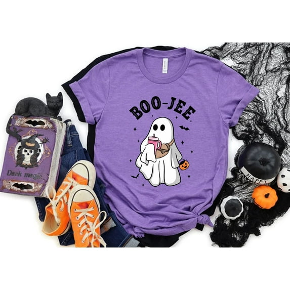 Boo Jee Shirt, Halloween Ghost T-Shirt, Boo Shirt, Spooky Ghost ...