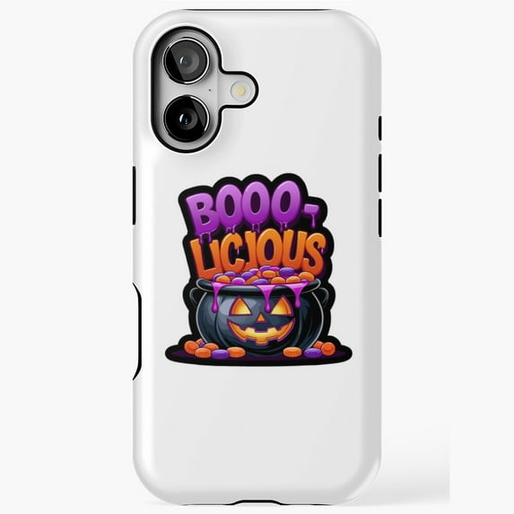 Boo Licious Funny Delicious Ghost Pun Spooky Halloween Foodie Humor ...