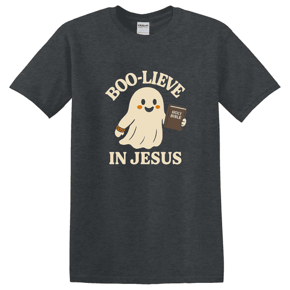 Boo Lieve In Jesus Ghost Graphic T-Shirt - Walmart.com