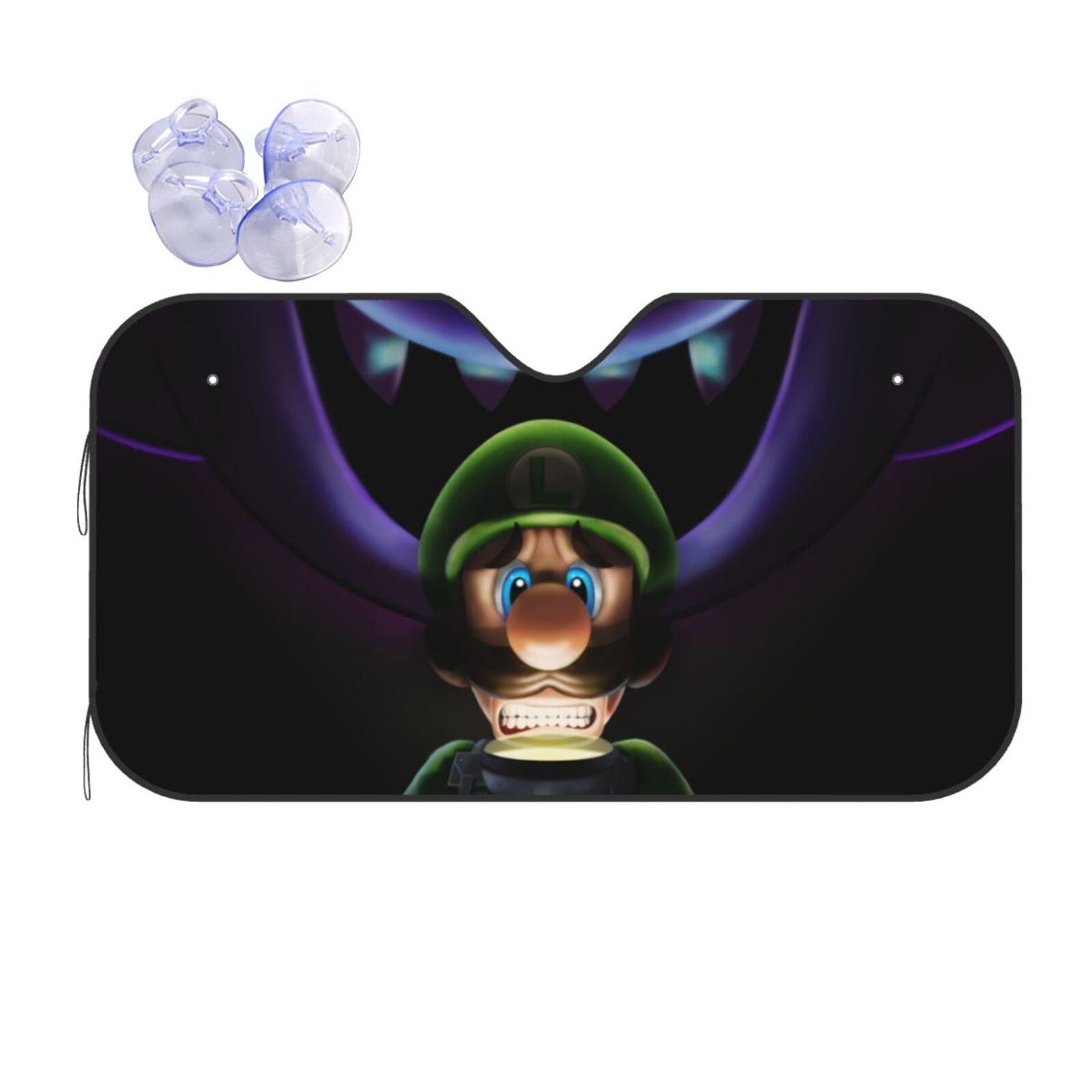 Boo Luigi's Mansion Game Car Sunshade Automotive Front Window Visor ...