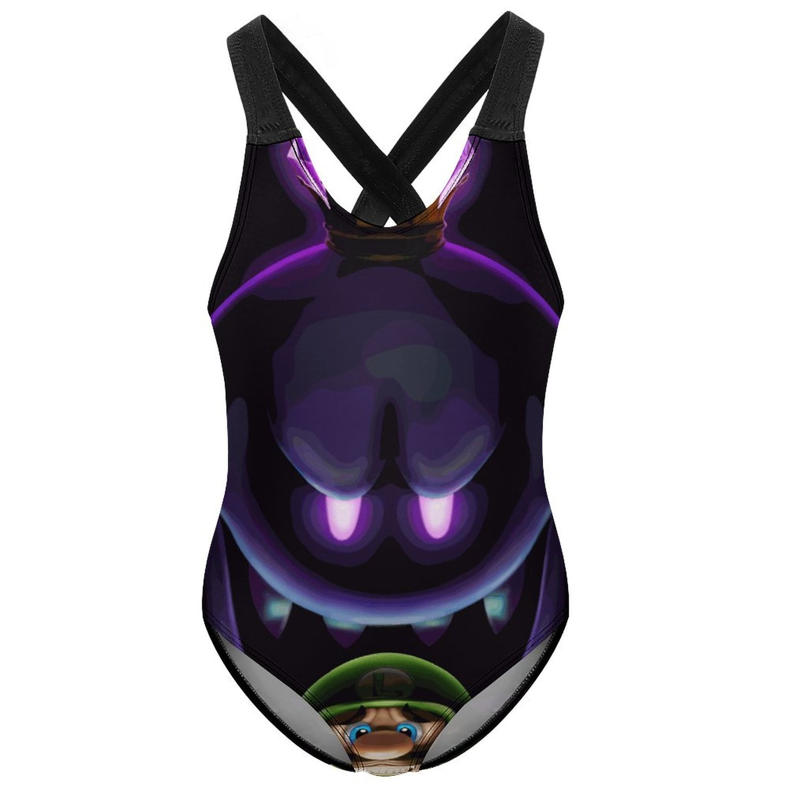 Boo Luigi's Mansion Game Girl's One-piece Swimsuit Summer Children's ...