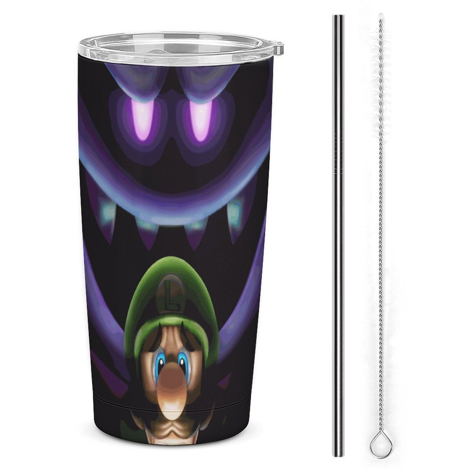 Boo Luigi's Mansion Game Stainless Steel Car Cup Daily Thermal Vacuum ...