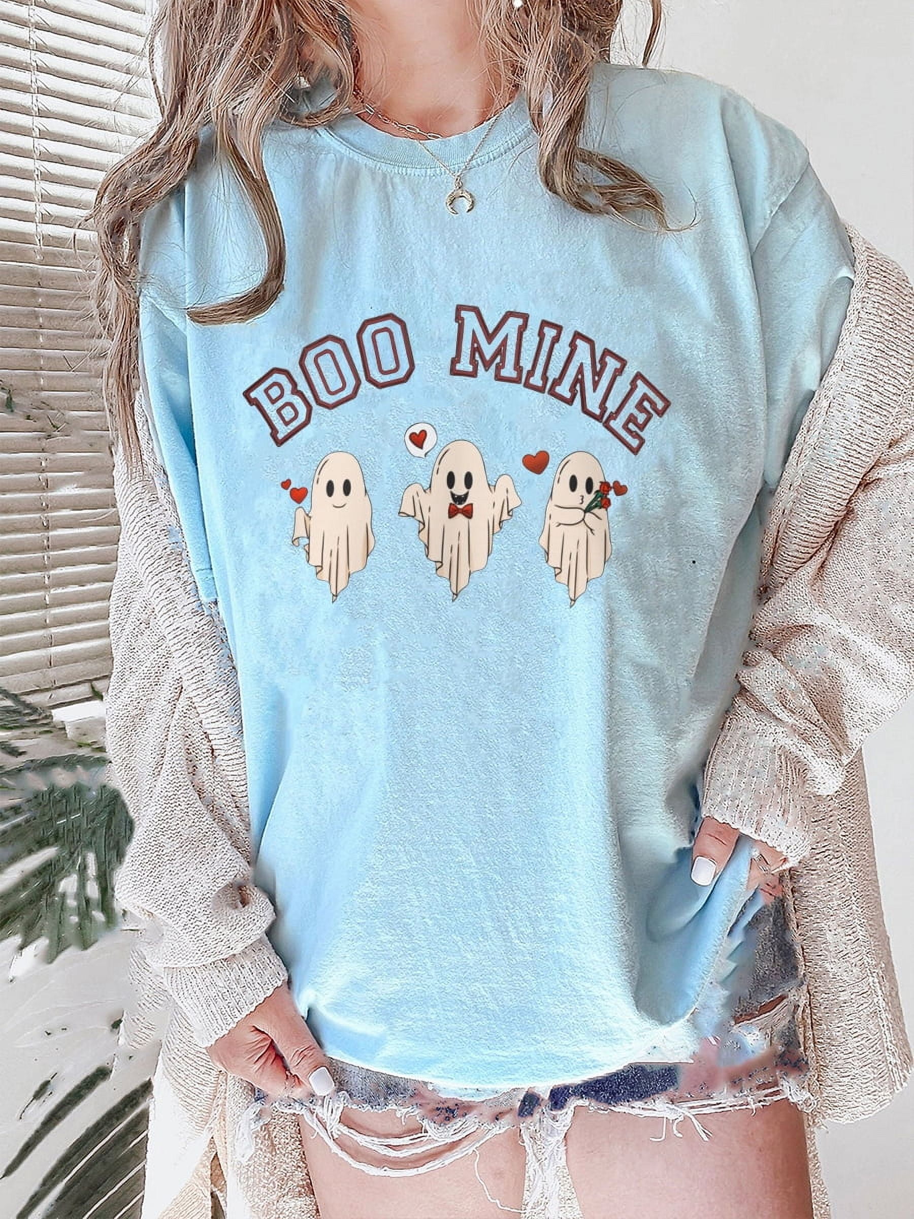 Boo Mine Valentine's Day Ghost T-shirt - Walmart.com