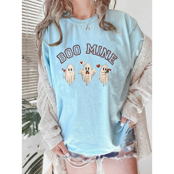 Boo Mine Valentine's Day Ghost T-shirt - Walmart.com