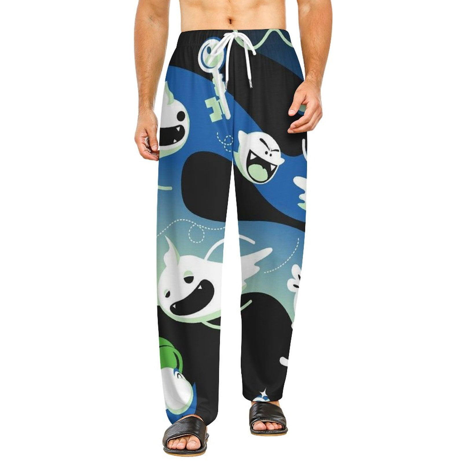 Boo Moon Luigi's Mansion Unisex Pajama Pants Bottoms Daily Cozy Soft ...