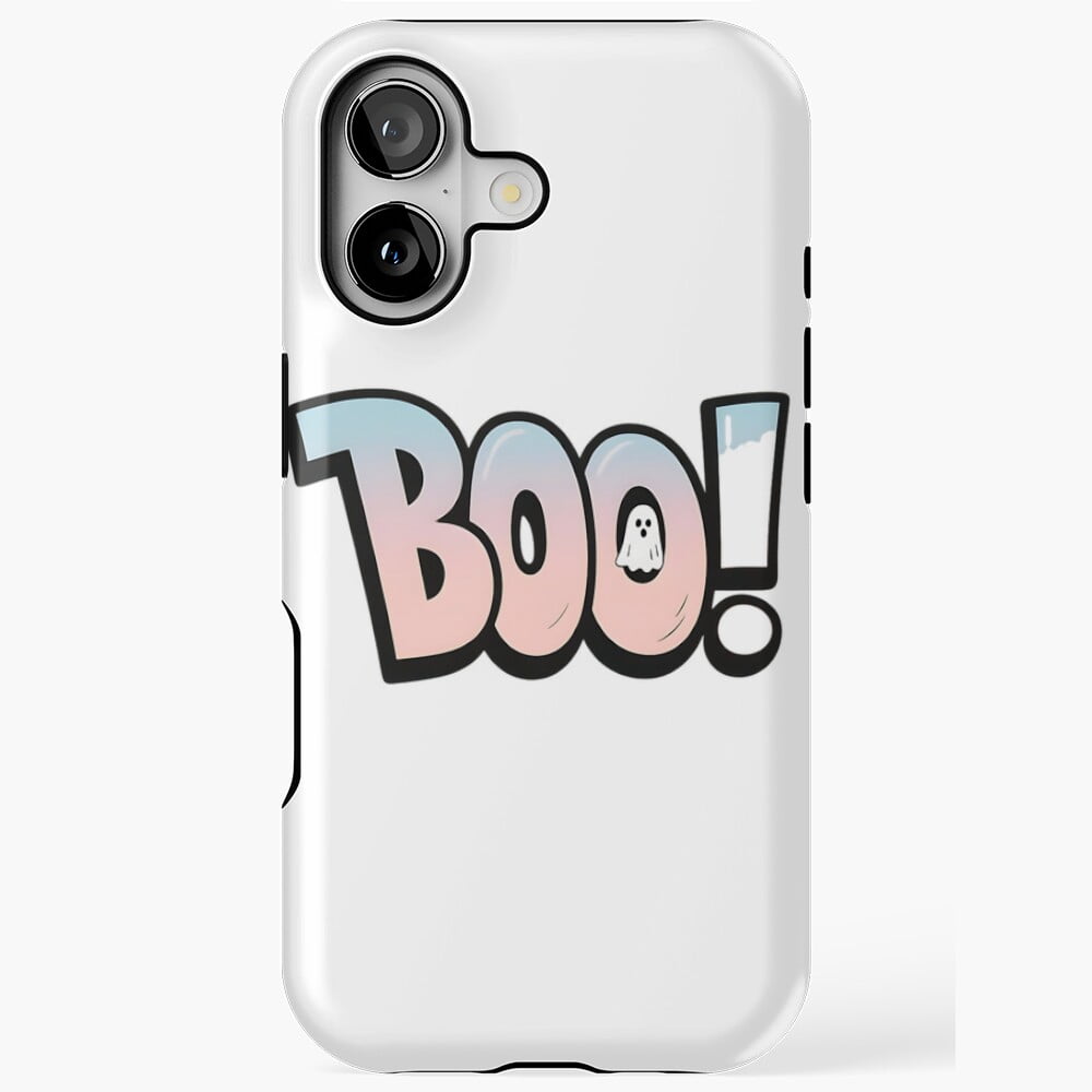 Boo Pastel Design Universal Phone Case for iPhone 11–17 Pro Max ...