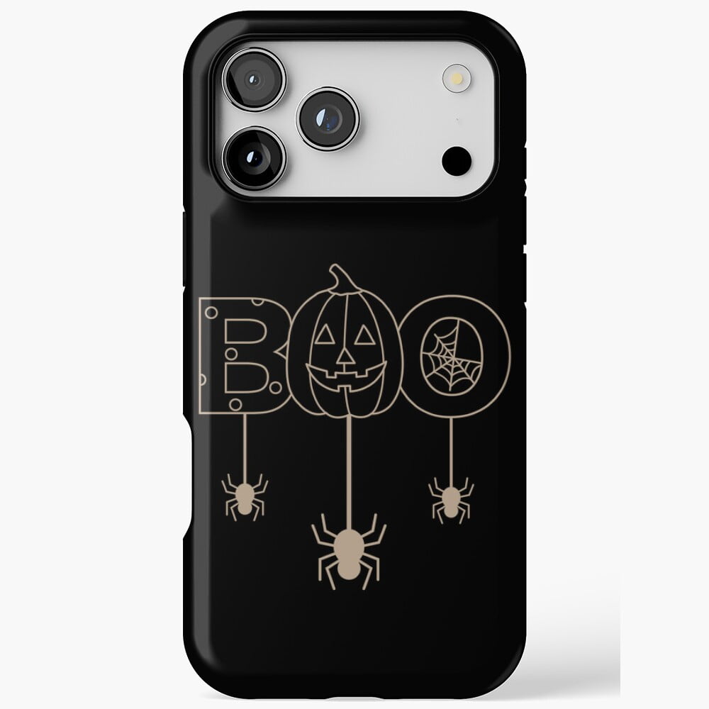 Boo Pumpkin Spider Web Halloween Funny Creepy Art Case for iPhone 11 to ...
